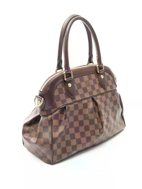 LOUIS VUITTON 2009 Damier Ebene Trevi Pm Satchel
