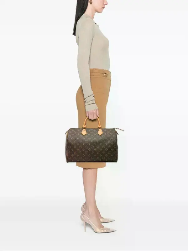 LOUIS VUITTON 1997 Monogram Speedy 35 Boston Bag