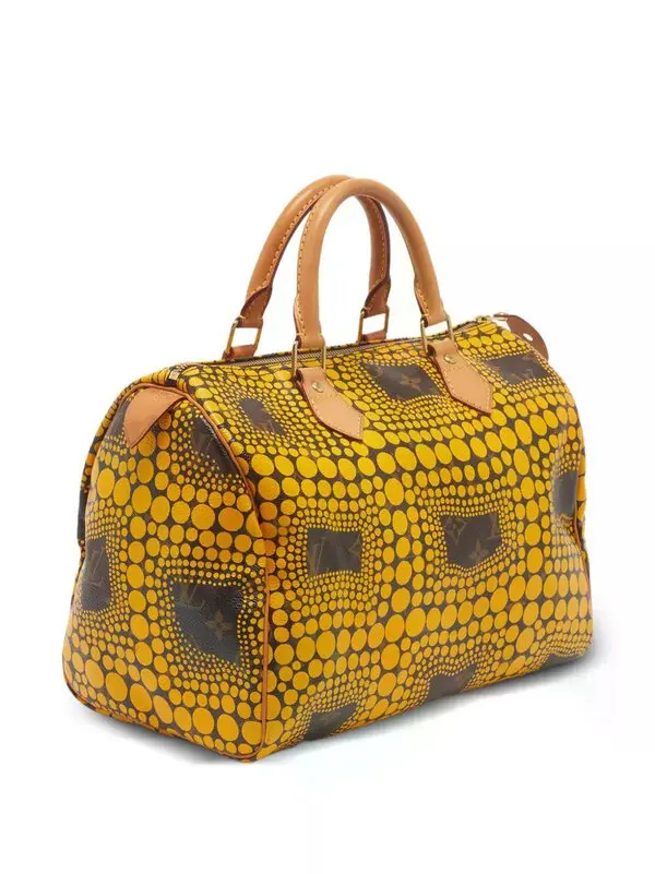 LOUIS VUITTON X Yayoi Kusama Speedy 30 Tote Bag - Yellow