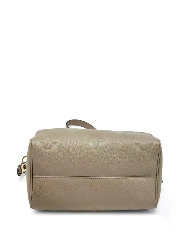 LOUIS VUITTON Speedy Bandoulière Monogram Empreinte Tote Bag - Neutrals
