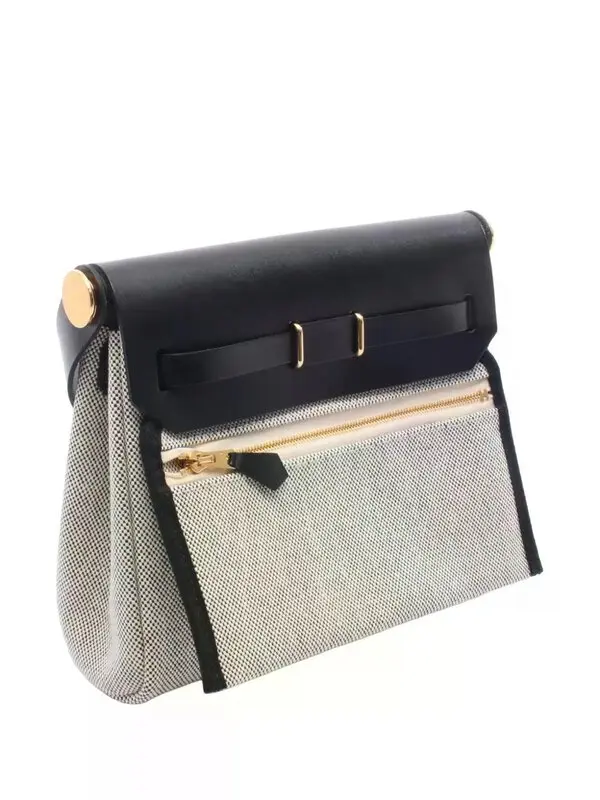 Hermès Herbag Zip 20 Crossbody Bag - Grey