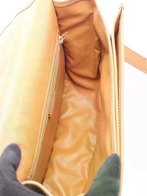 Celine 2012 Macadam Coated Canvas Crossbody Bag