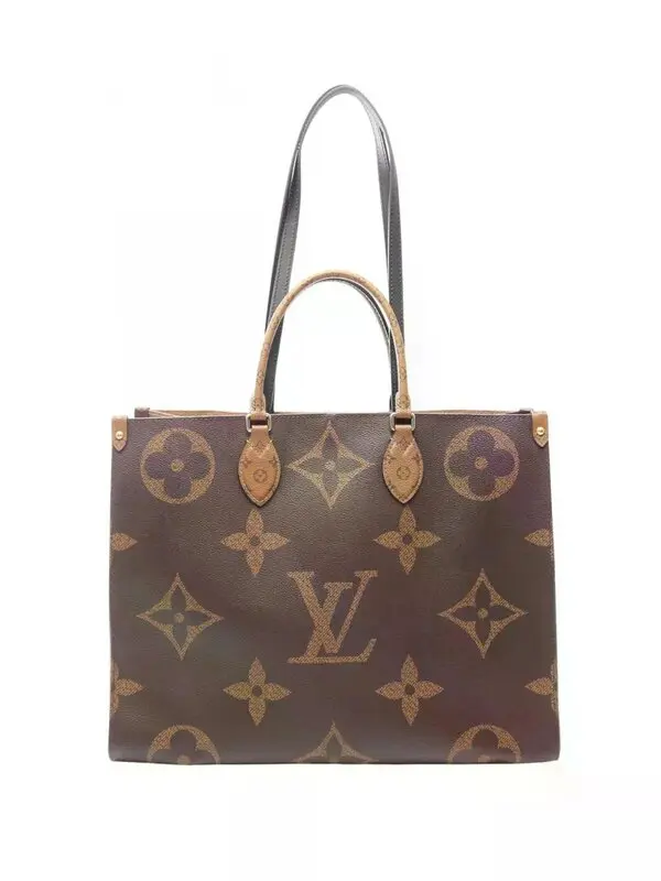 LOUIS VUITTON Giant Monogram Reverse Onthego Gm Satchel