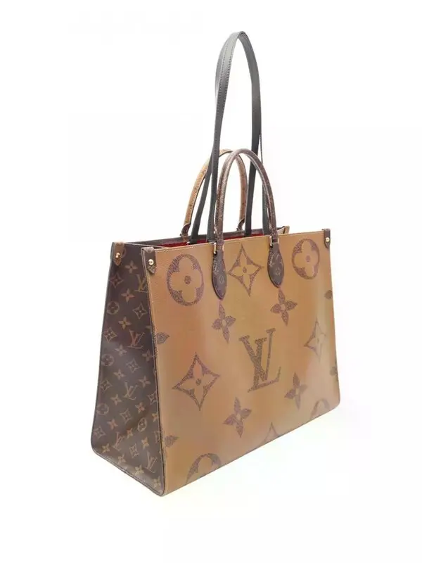 LOUIS VUITTON Giant Monogram Reverse Onthego Gm Satchel