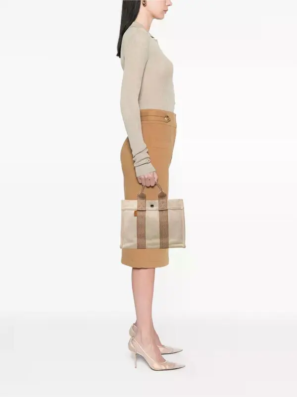 Hermès Canvas Fourre Tout Pm Tote Bag