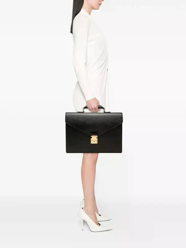 LOUIS VUITTON Epi Serviette Conseiller Business Bag - Black