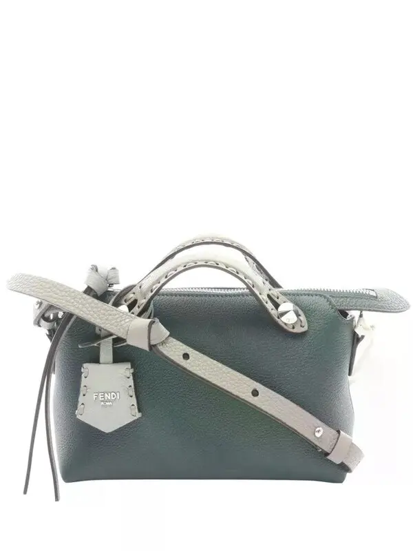 Fendi 2010-2026 Mini Leather Selleria The Way Satchel - Green