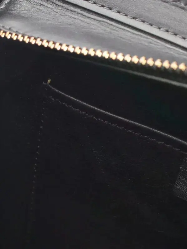 Celine Leather Luggage Tote Satchel - Grey