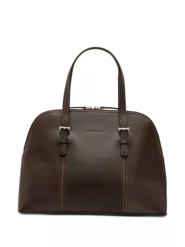 Burberry 2000-2017 Leather Dome Handbag - Brown