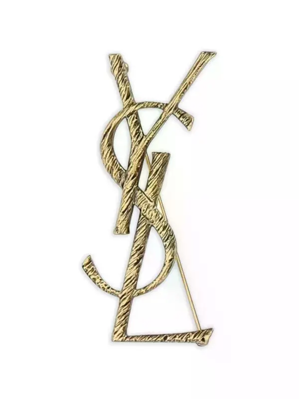 Saint Laurent Opyum Brooch - Gold