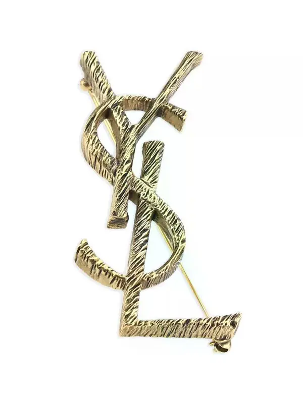 Saint Laurent Opyum Brooch - Gold