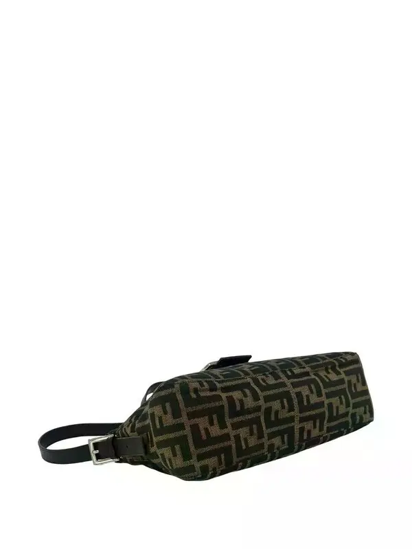Fendi 1997-2010 Zucca Canvas Shoulder Bag