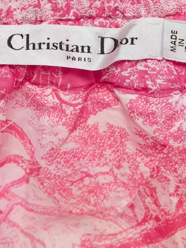 Dior Toile De Jouy Reverse Jacquard Mini Skirt
