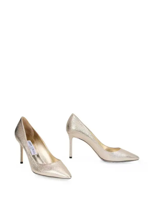 JIMMY CHOO Romy 85 Metallic Pumps