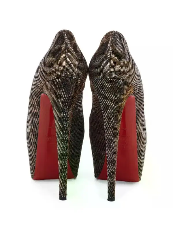 CHRISTIAN LOUBOUTIN Daffodile Leopard-print Platform Pumps