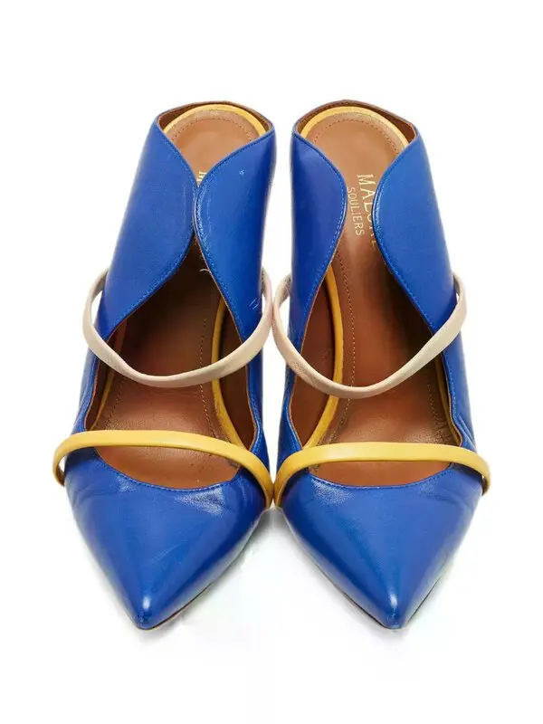 MALONE SOULIERS Maureen Leather Heeled Mules