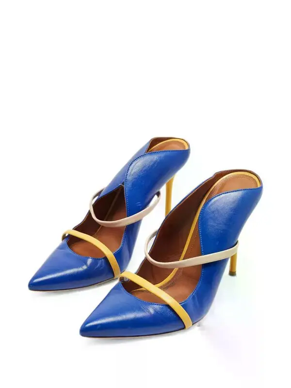 MALONE SOULIERS Maureen Leather Heeled Mules
