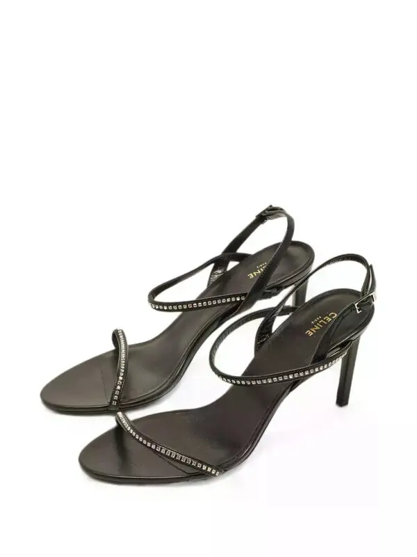 Celine Embellished Slingback Stiletto Sandals
