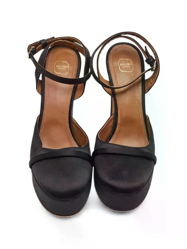 MALONE SOULIERS Mora Platform Ankle-strap Pumps