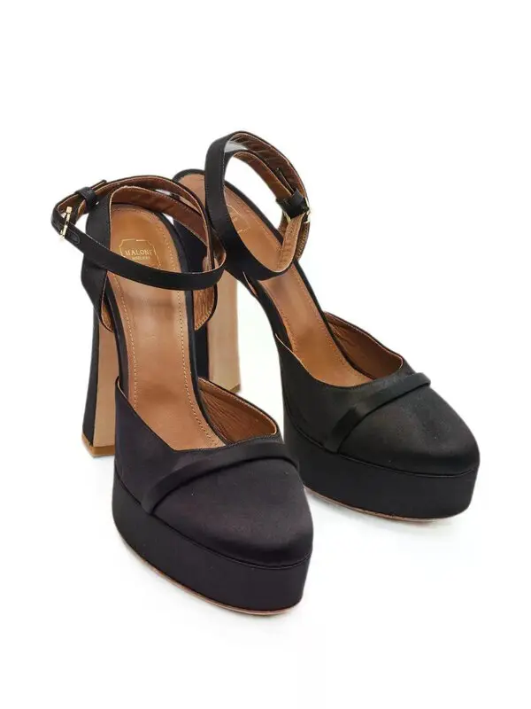 MALONE SOULIERS Mora Platform Ankle-strap Pumps