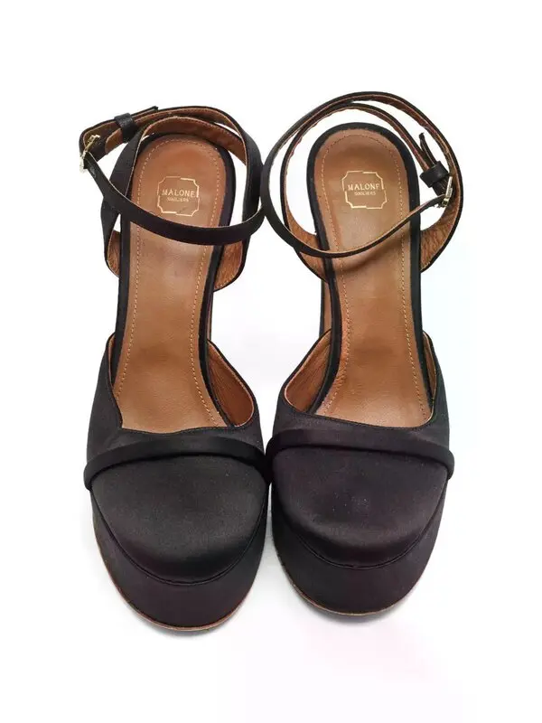 MALONE SOULIERS Mora Platform Ankle-strap Pumps