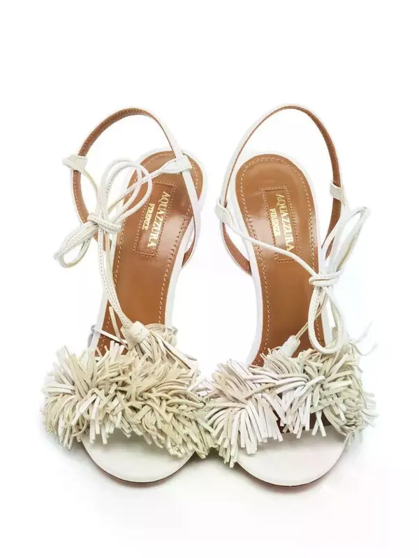AQUAZZURA Wild Thing Fringed Sandals