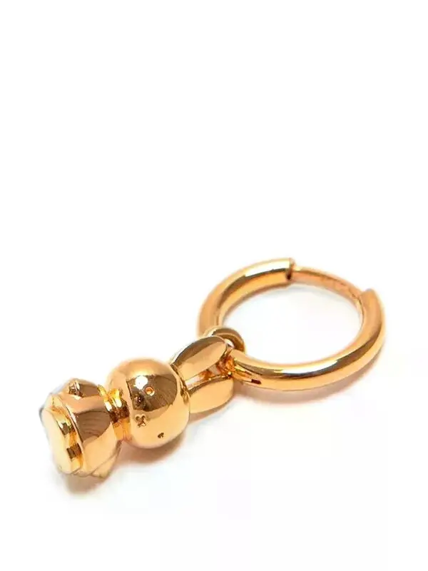 ANDRES GALLARDO Miffy Pendant Single Hoop Earring