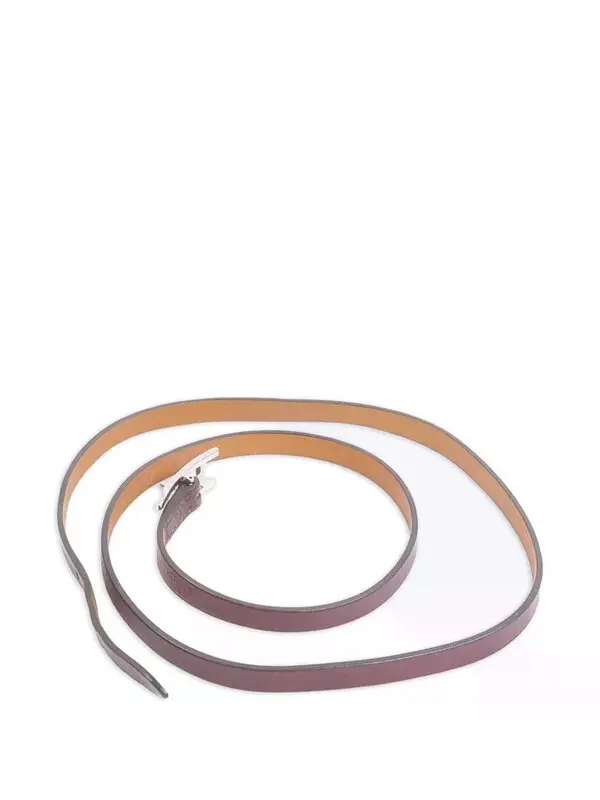 Hermès Double Tour Leather Bracelet