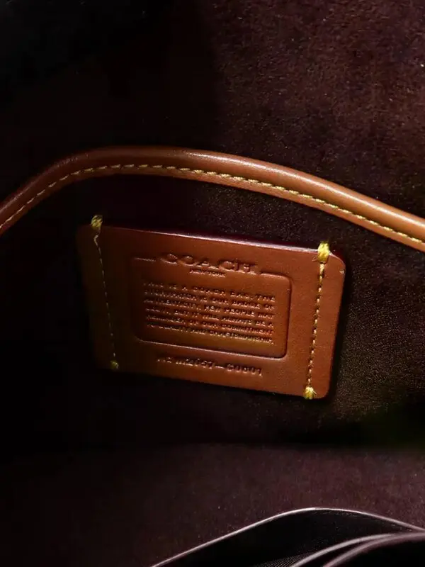 COACH VINTAGE Suede Shoulder Bag