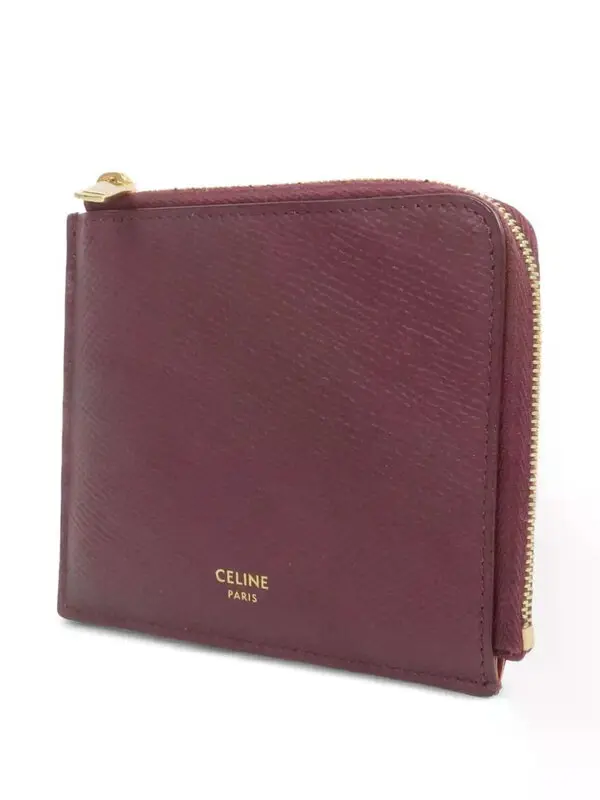 Celine Logo-print Zipped Wallet