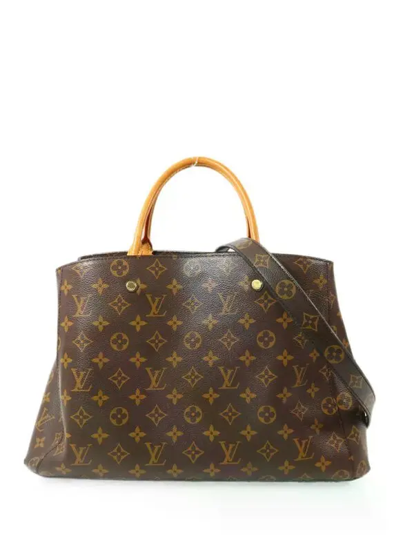 LOUIS VUITTON Montaigne Mm Monogram Tote Bag