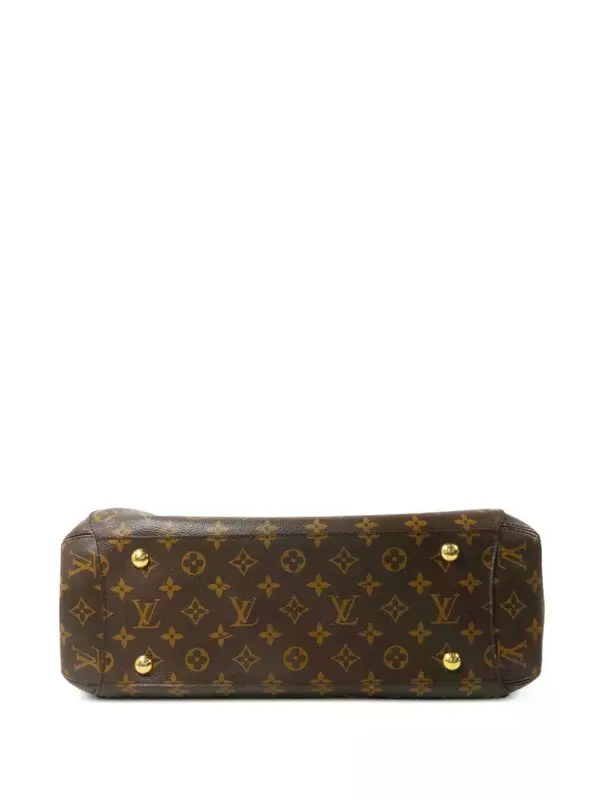 LOUIS VUITTON Montaigne Mm Monogram Tote Bag - Brown