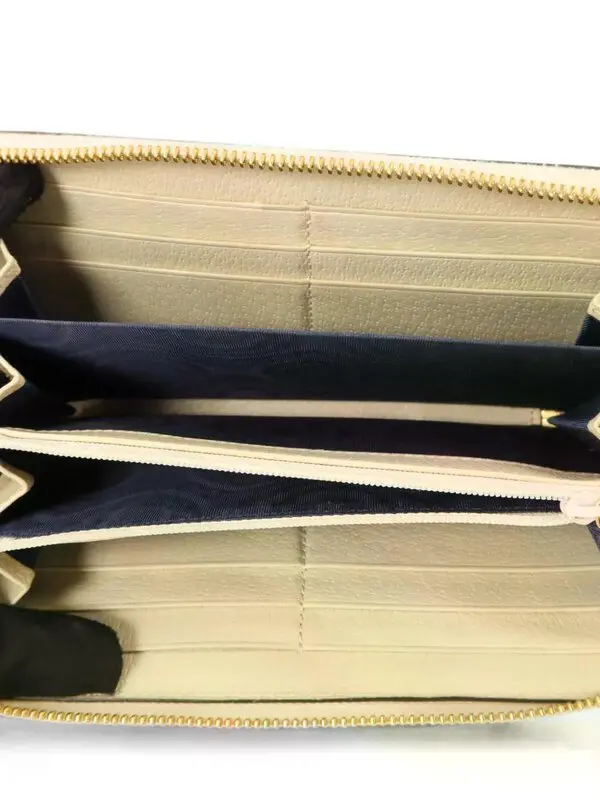 Gucci Gg Supreme Web Stripe Wallet