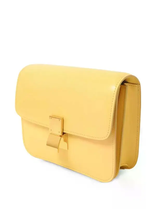 Celine Teen Classic Box Shoulder Bag - Yellow
