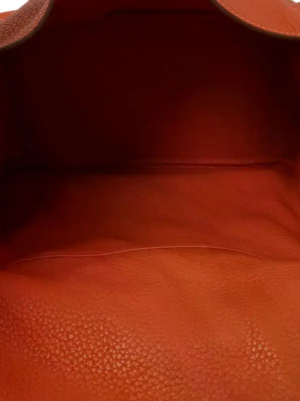 Hermès Lindy 30 Two-way Calfskin Tote Bag - Orange