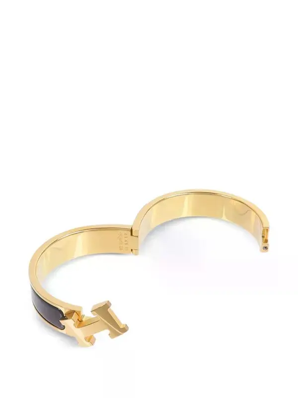 Hermès H-fastening Bracelet - Gold