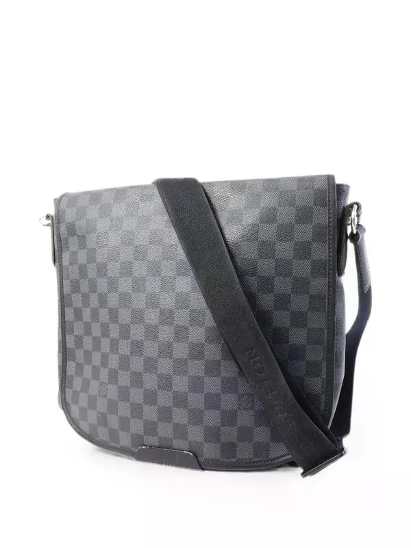 LOUIS VUITTON Mm Damier Graphite Daniel Shoulder Bag