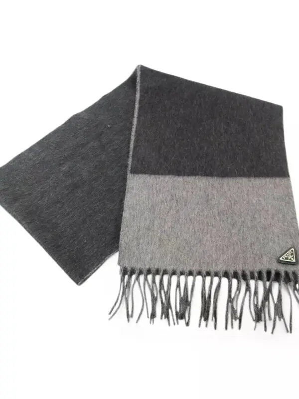 Prada Logo-patch Scarf