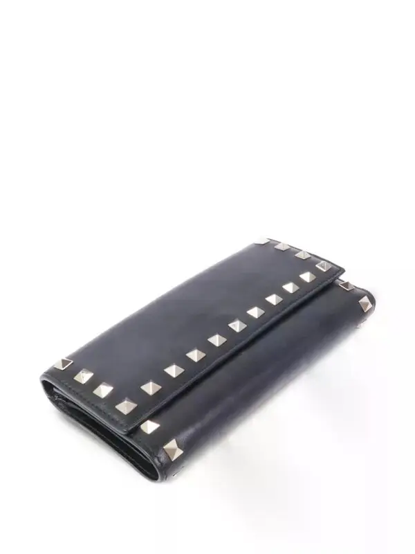 Valentino Garavani Rockstud Threefold Long Wallet