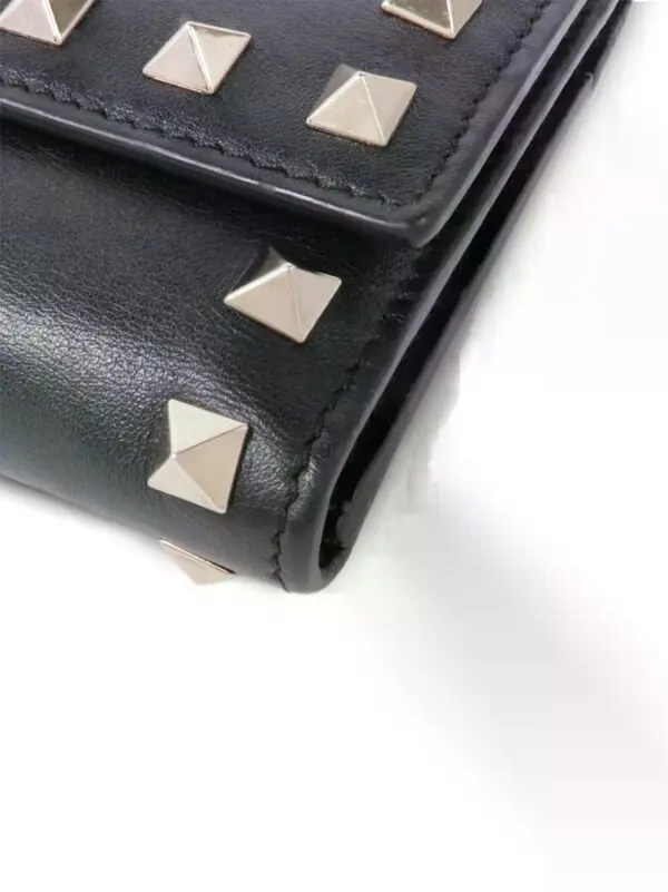 Valentino Garavani Rockstud Threefold Long Wallet