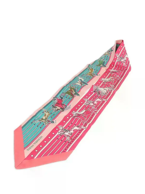 Hermès Silk Scarf - Pink