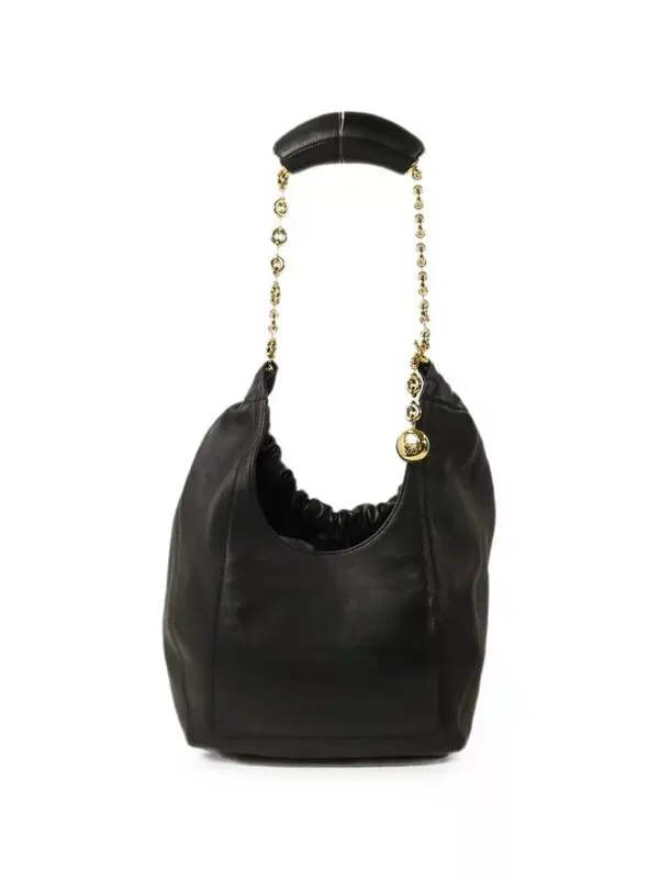 Loewe Small Squeeze Lambskin Shoulder Bag - Black