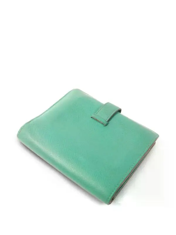 Hermès 2019 Bearn Leather Wallet - Green