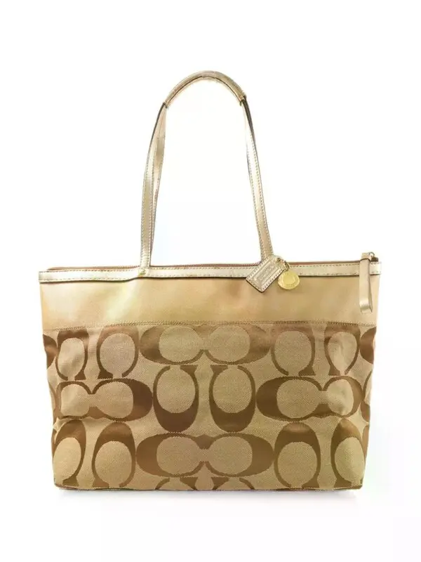 COACH VINTAGE Logo-detail Tote Bag - Neutrals