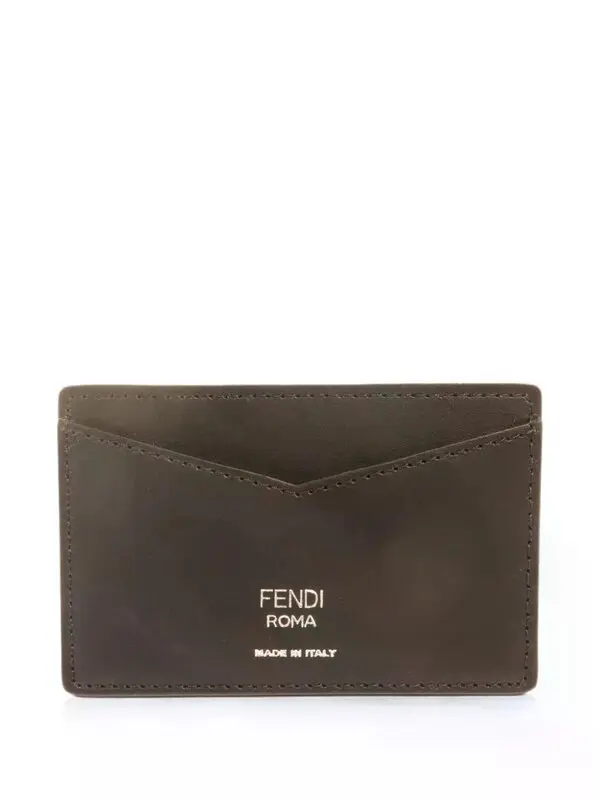Fendi Ff Logo Card Case