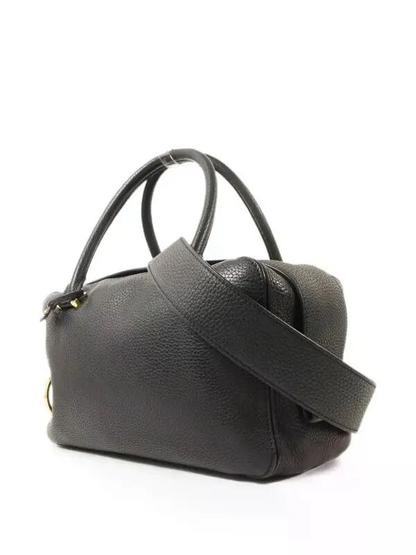Delvaux Mm Cool Box Leather Tote Bag