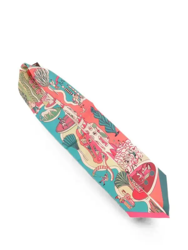 Hermès Twilly Graphic-print Scarf
