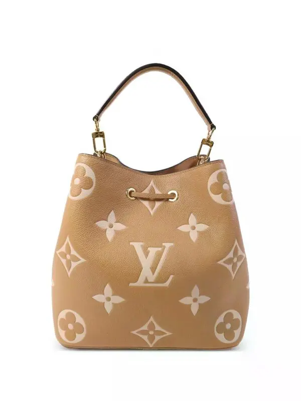 LOUIS VUITTON Monogram Empreinte Neo Noe Bucket Bag - Neutrals