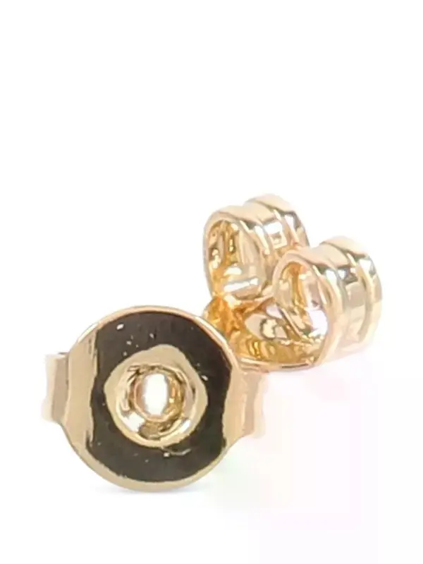 COACH VINTAGE Enamel Detail Hoop Earrings