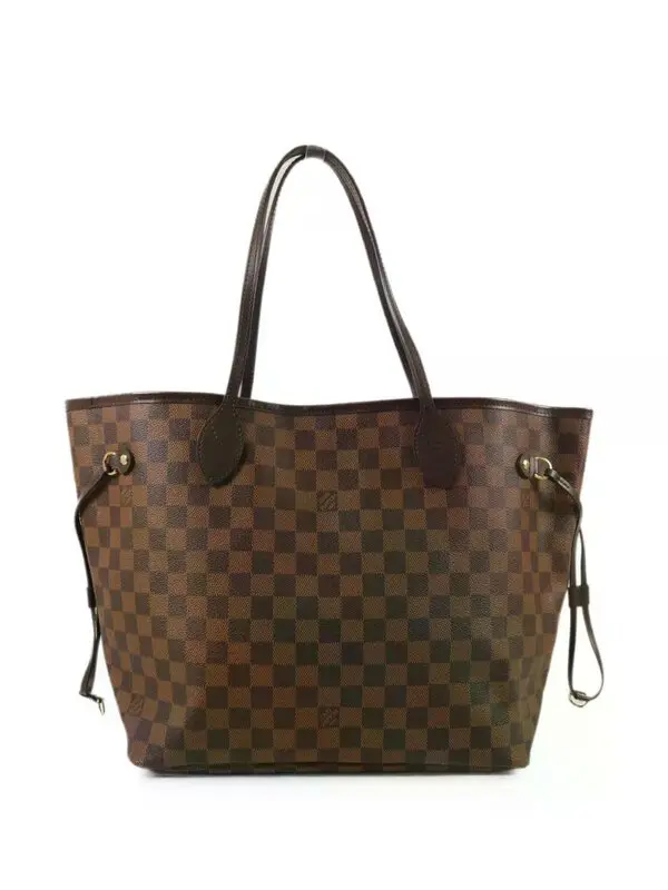 LOUIS VUITTON Mm Damier Neverfull Tote Bag